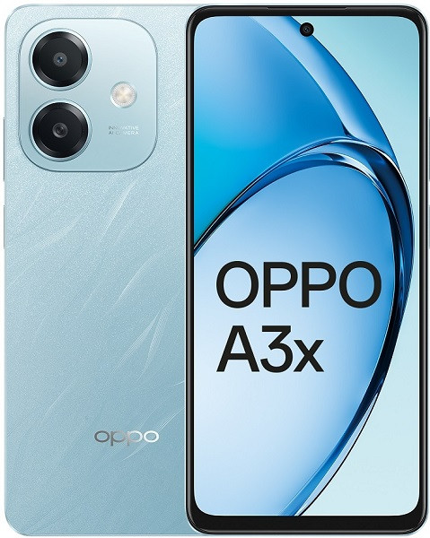 OPPO A3x CPH2641 MEA 128GB 4GB OCEAN Blue MEANA - Baghdad corner